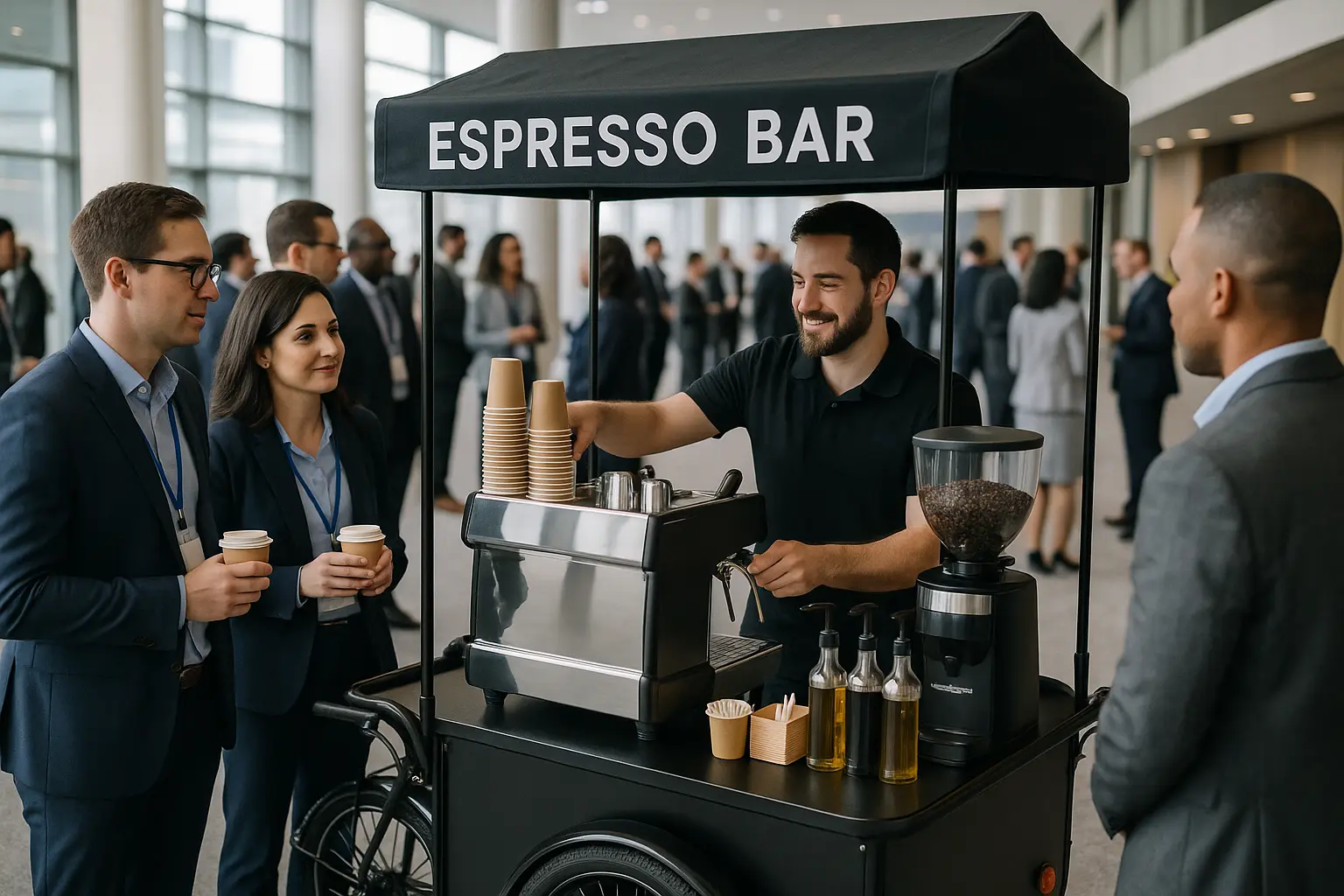 Mobile Espresso Bar Networking Events